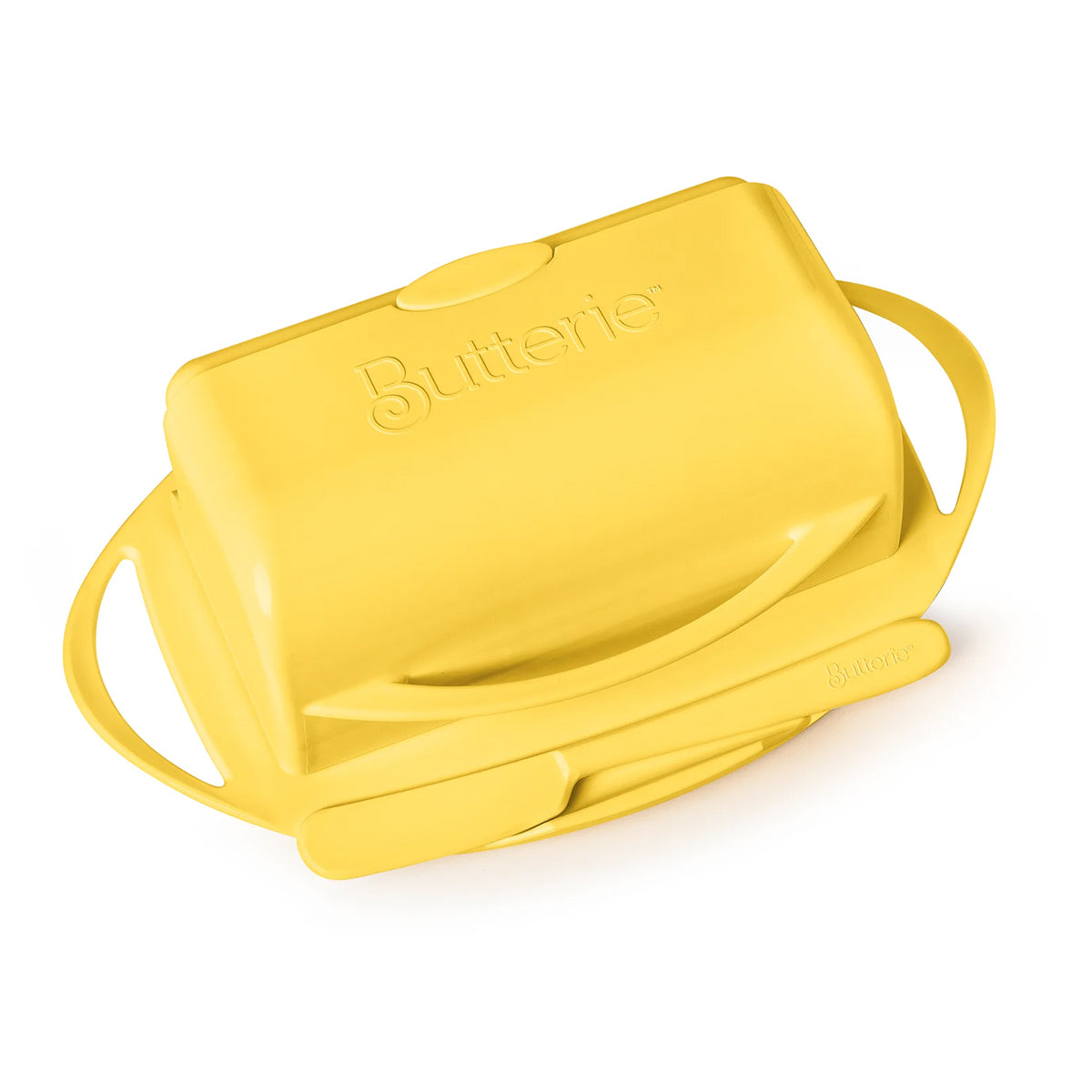 Butterie Flip-Top Butter Dish in Yellow — Las Cosas Kitchen Shoppe