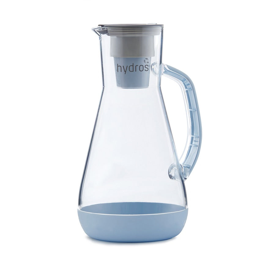 Hydros 64oz Water Filter Pitcher in Blue — Las Cosas Kitchen Shoppe