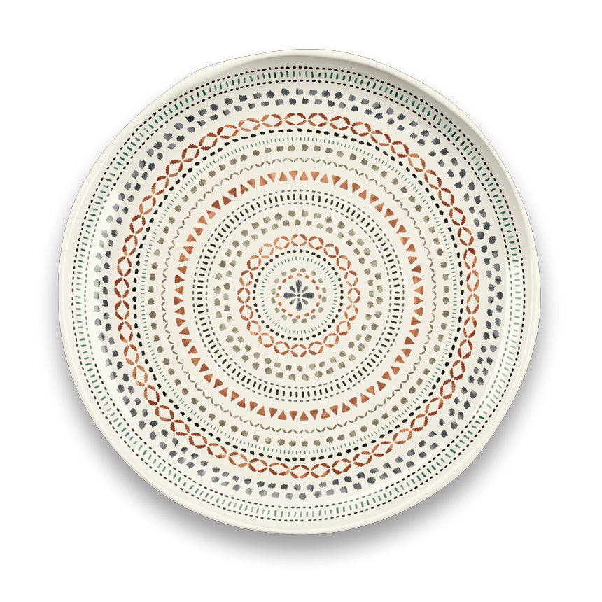 TarHong Planta Desert Mandala Dinner Plate — Las Cosas Kitchen Shoppe