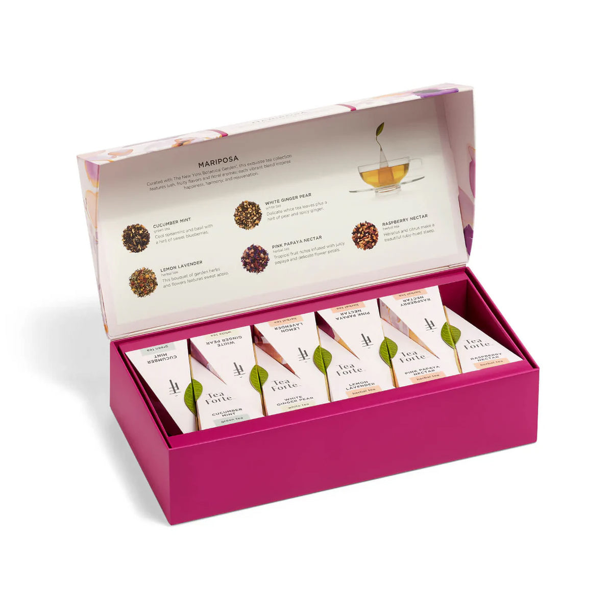Tea Forte Petite Presentation Box Mariposa — Las Cosas Kitchen Shoppe