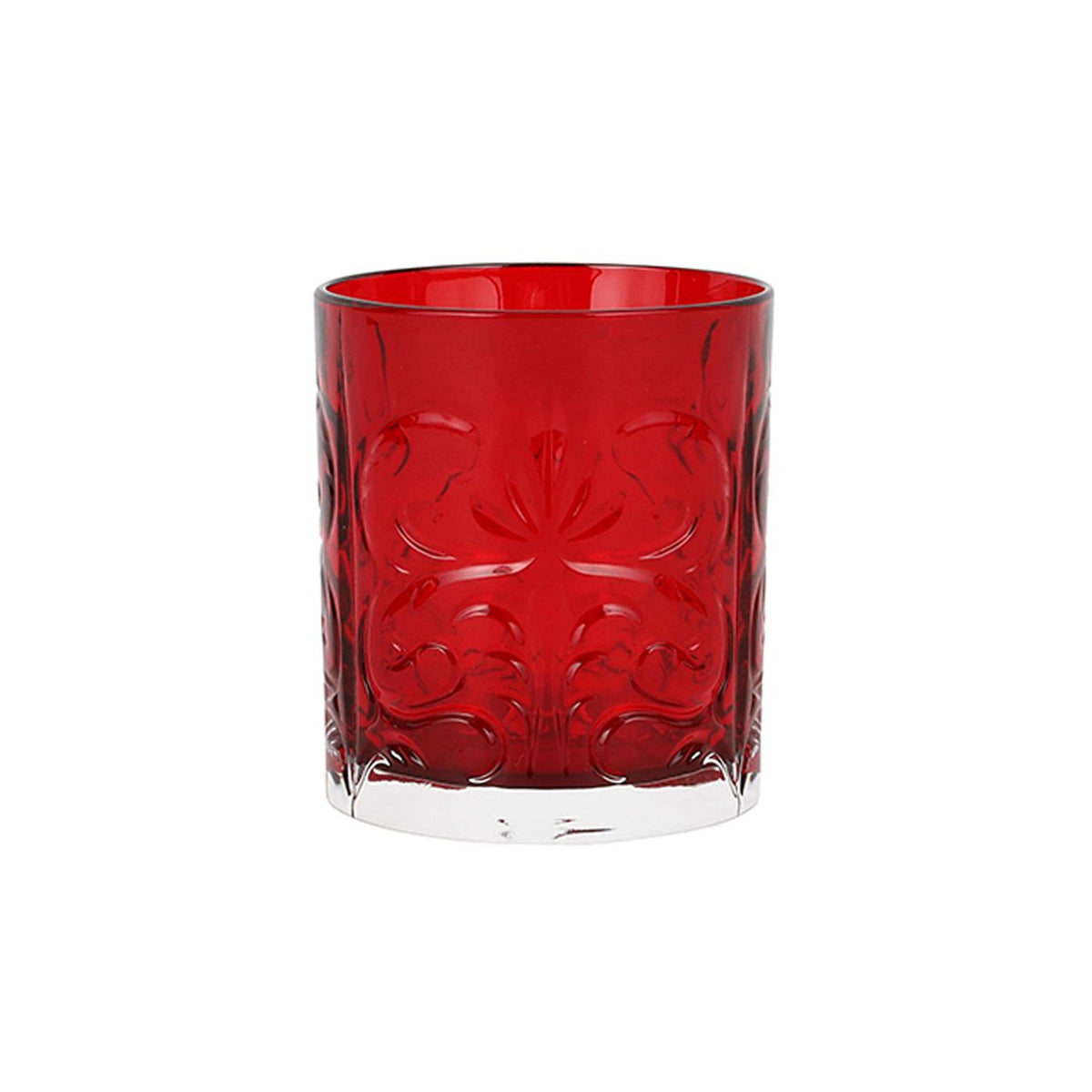 Vietri Barocco Ruby Double Old Fashioned — Las Cosas Kitchen Shoppe
