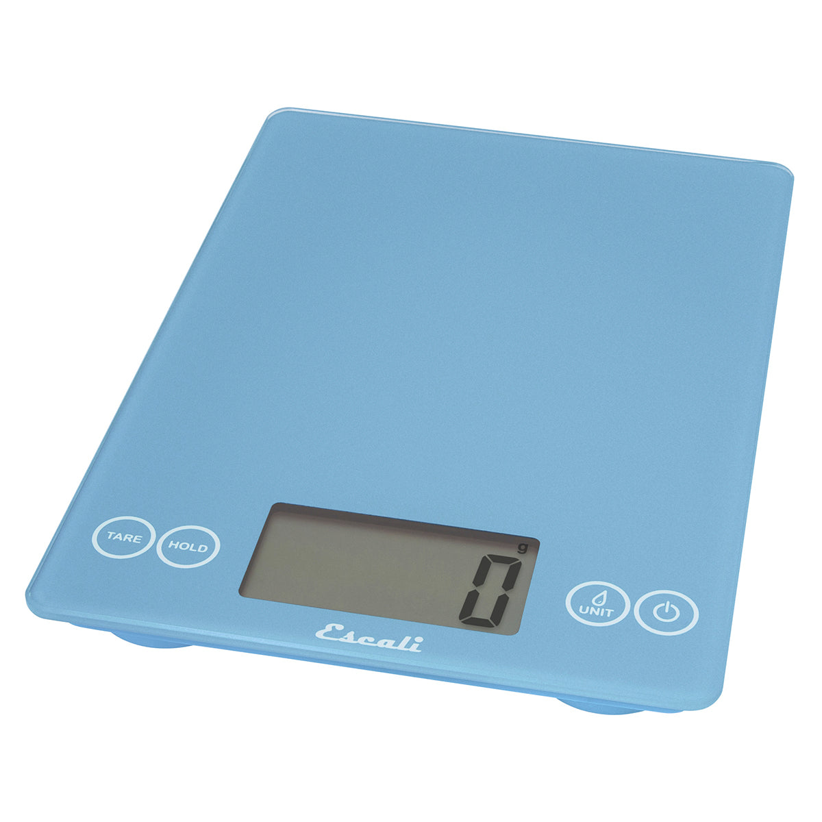 Escali Arti Glass Kitchen Scale Sky Blue — Las Cosas Kitchen Shoppe