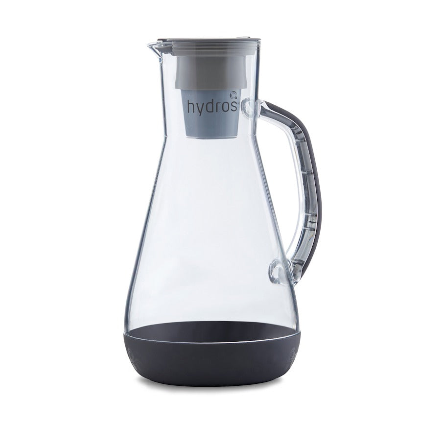 Hydros 64oz Water Filter Pitcher in Grey — Las Cosas Kitchen Shoppe