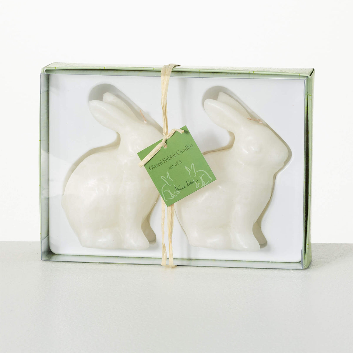 Vance Kittira Glazed Rabbit Candles, Set of 2 — Las Cosas Kitchen Shoppe